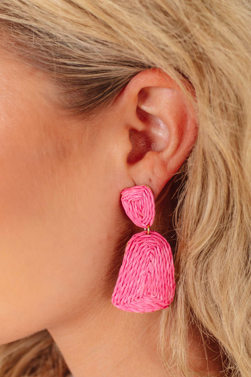 Briella Earrings - Pink – The Impeccable Pig