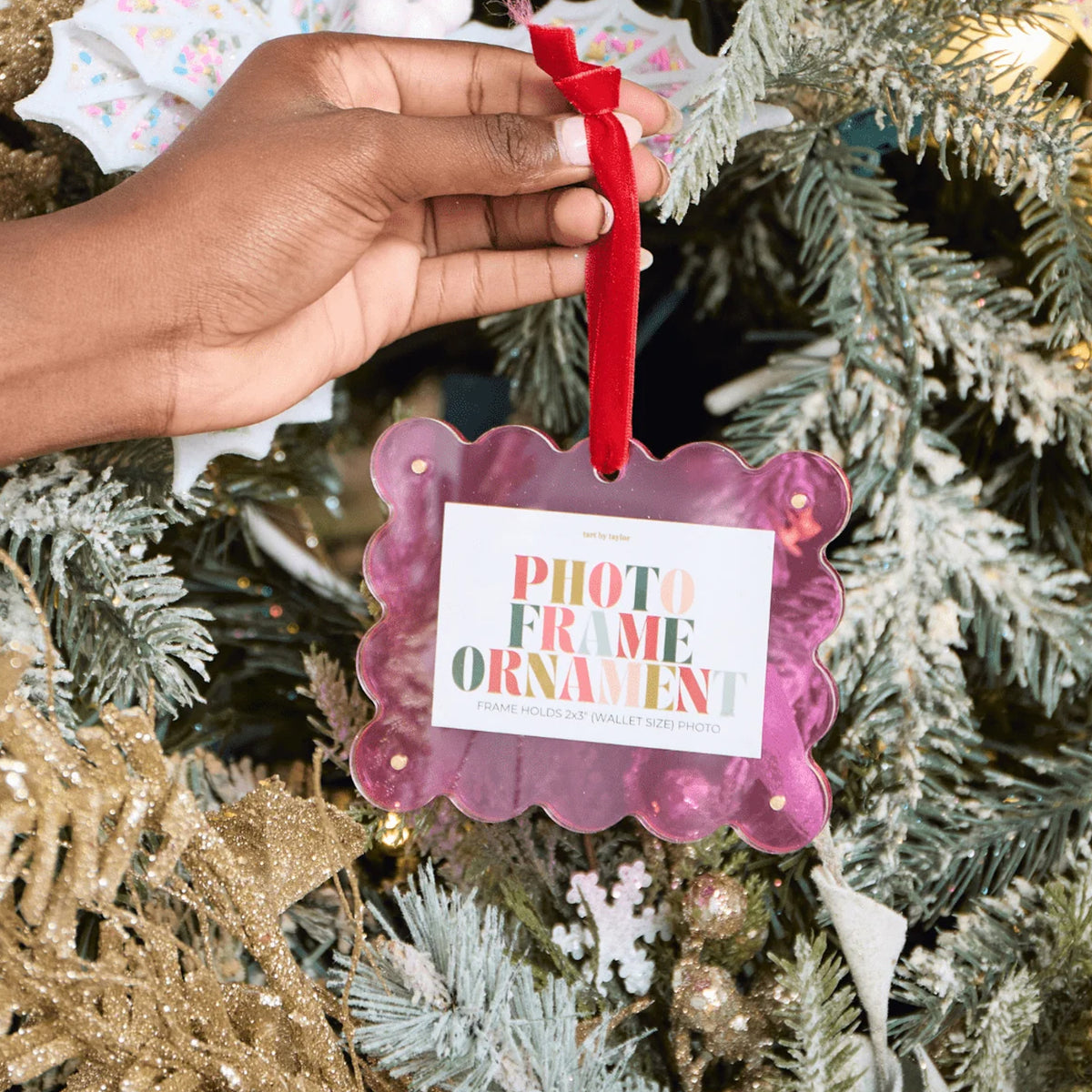 Acrylic Frame Ornament - Hot Pink – The Impeccable Pig